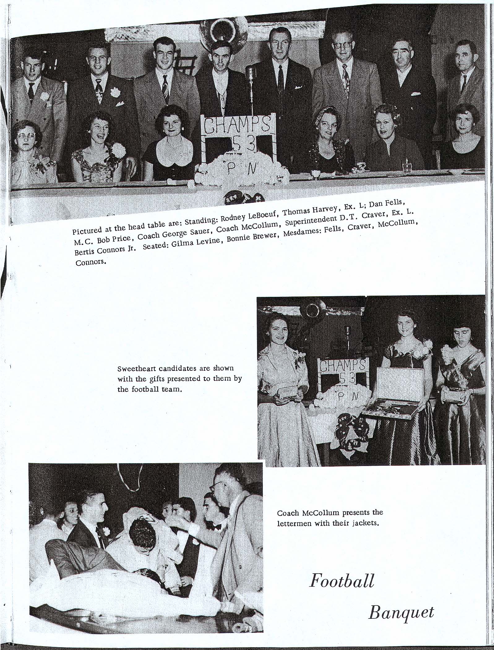 1953 Football: Bill Snelling Collection - PN-G Indians Football